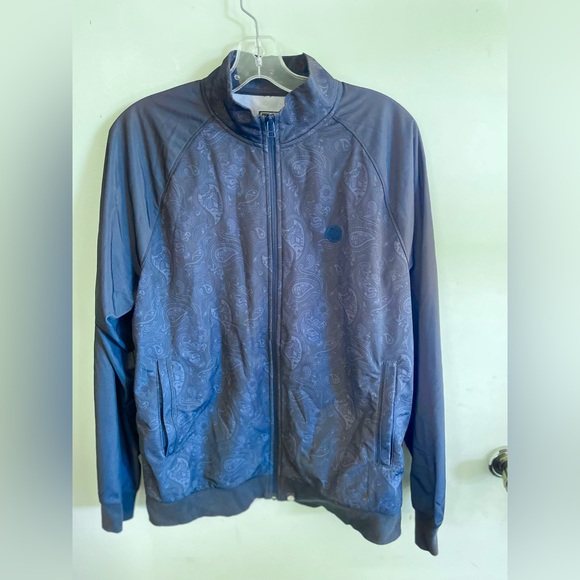 Pretty Green | Jackets & Coats | Pretty Green Dark Blue Paisley Track ...
